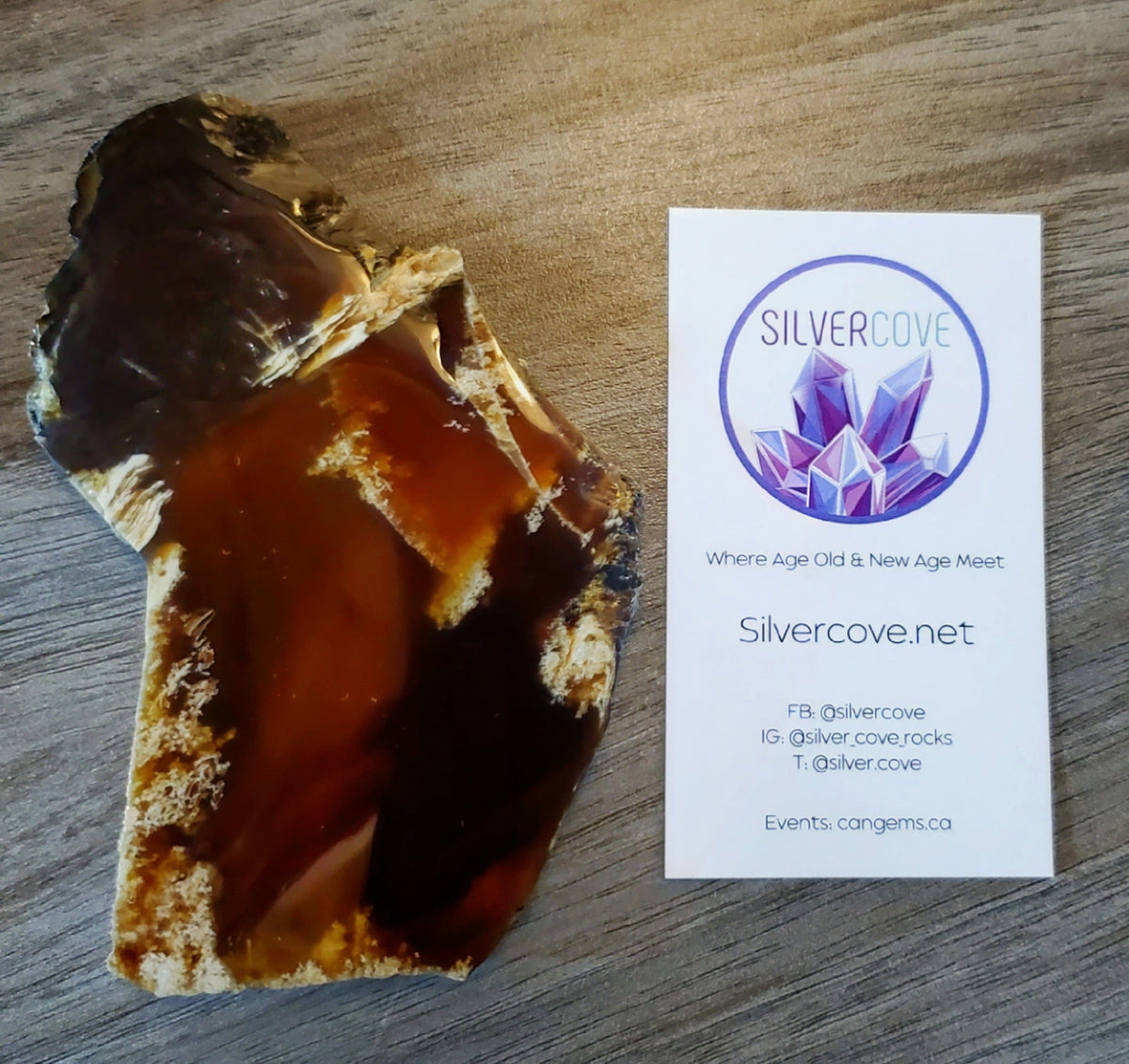Amber slab – Silver Cove Ltd