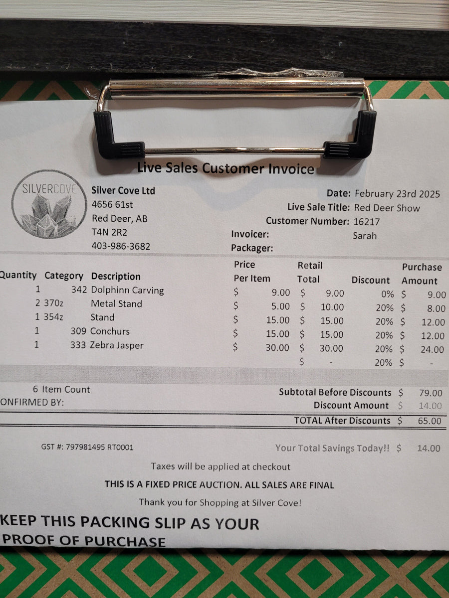 16217 February 23rd 2025 Live – Silver Cove Ltd Online