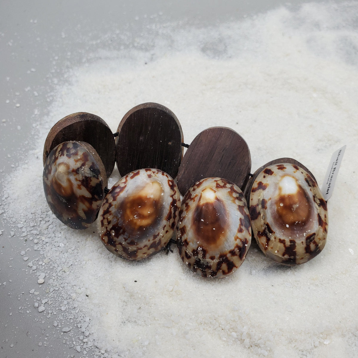 Tiger Cowrie Shell Bracelet – Silver Cove Ltd