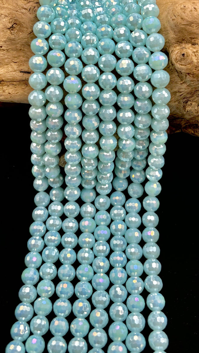 Light Blue Crystal Bead Strands – Silver Cove Ltd