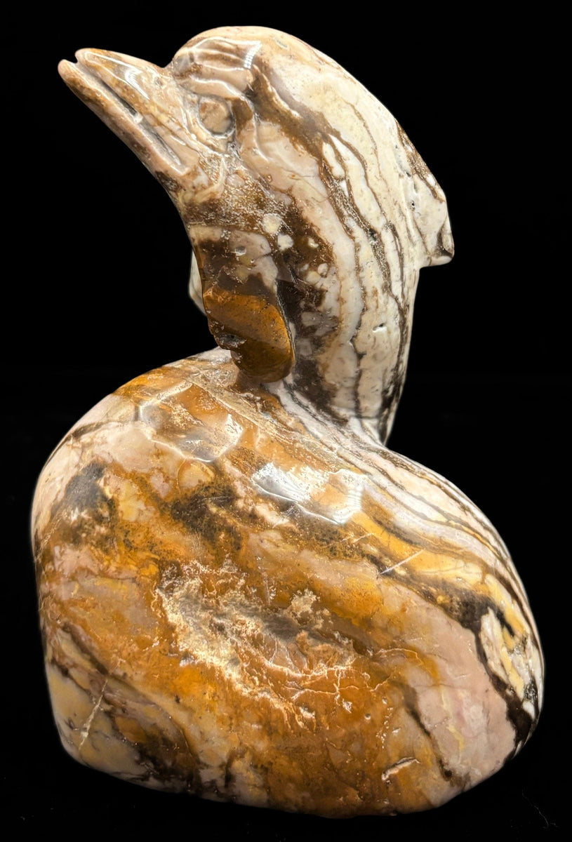 Jasper Dolphin Carving ️ – Silver Cove Ltd