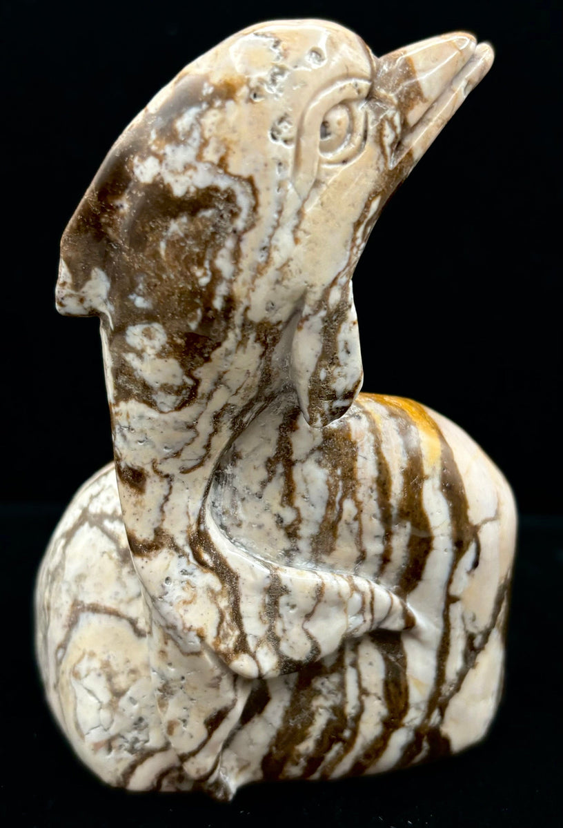 Jasper Dolphin Carving – Silver Cove Ltd