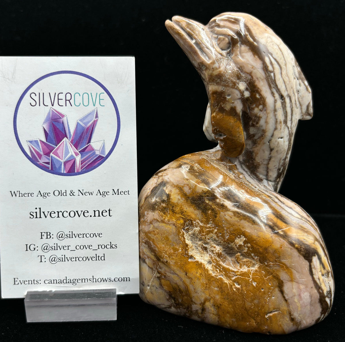 Jasper Dolphin Carving – Silver Cove Ltd Online
