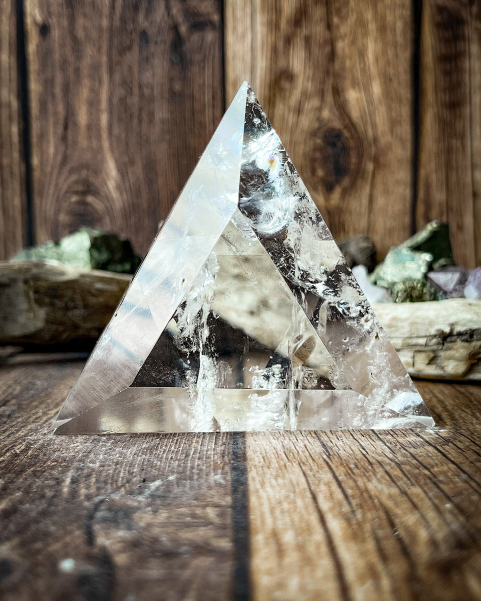 Triangle Carving (Quartz) – Silver Cove Ltd