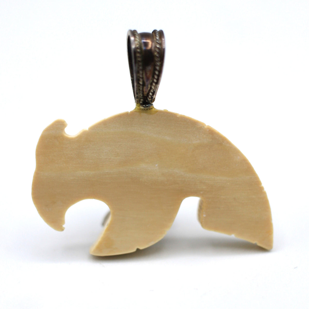 Yukon Mammoth Ivory Pendant in Sterling Silver – Silver Cove Ltd