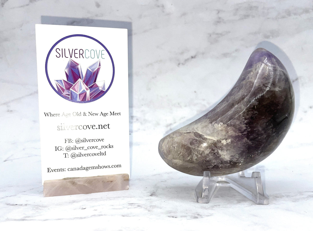Ametrine Moon Carving – Silver Cove Ltd