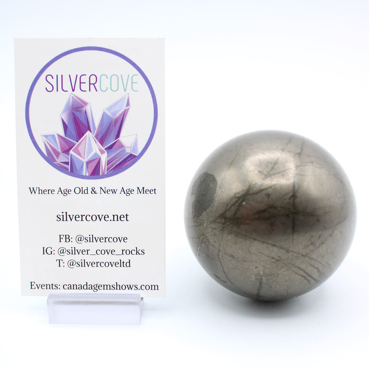 Solid Pyrite Sphere – Silver Cove Ltd Online