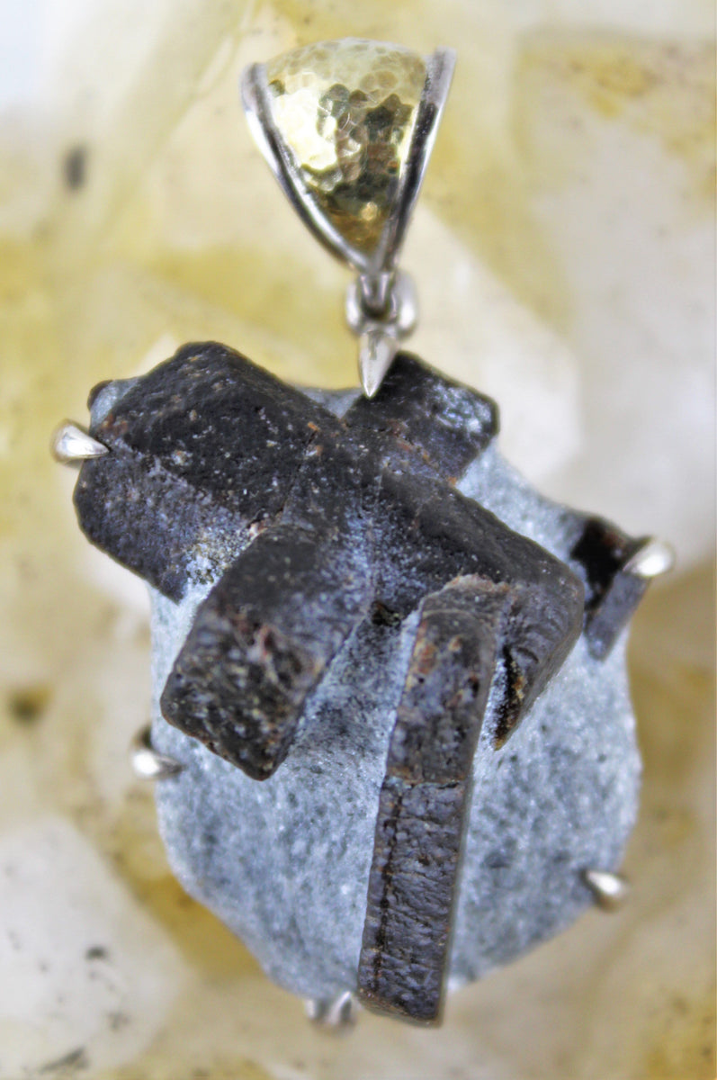 Staurolite - Fairy Cross Pendants – Silver Cove Ltd